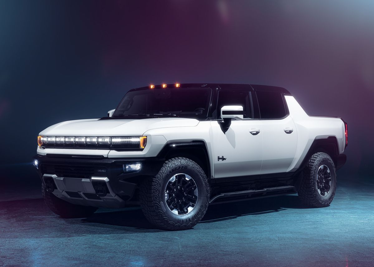 'HUMMER EV STUDIO SHOT' Poster, picture, metal print, paint by Flux Lab ...