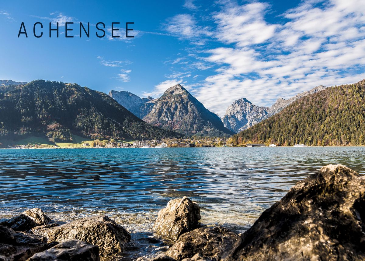 'Achensee Tirol Austria' Poster, picture, metal print, paint by Nils ...