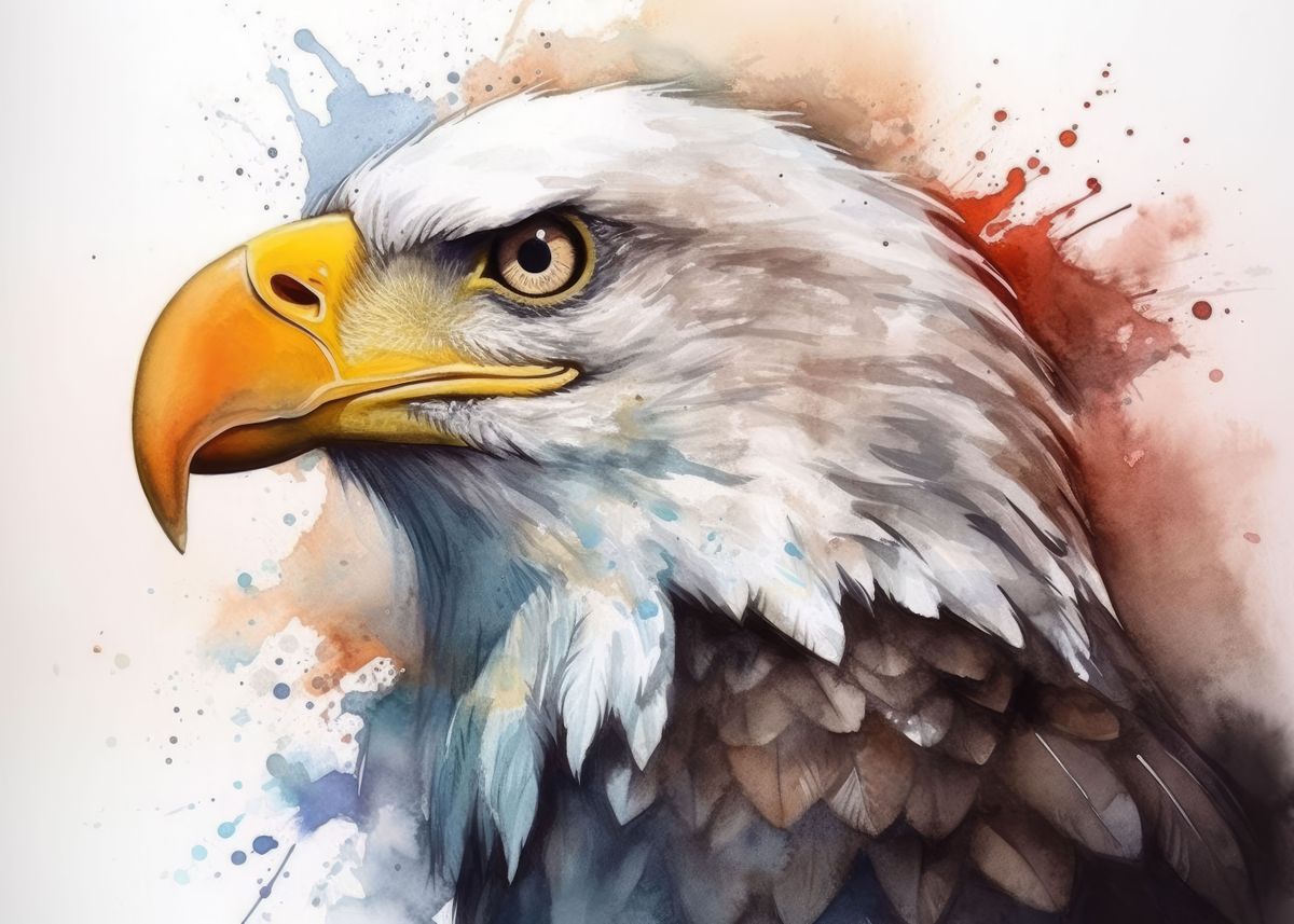 'Patriot' Poster, picture, metal print, paint by Michael Strevens ...