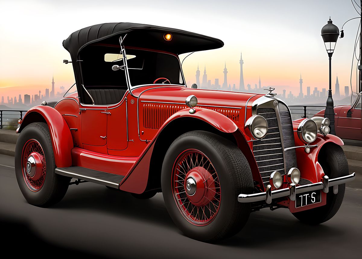 'Austro Daimler AI Edition' Poster by Felix Kloss | Displate
