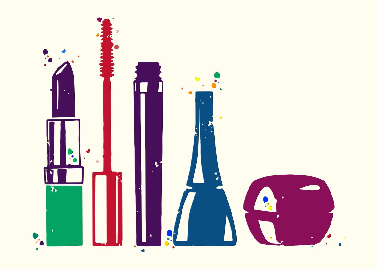 'Cosmetics' Poster, picture, metal print, paint by Dutton Jerrell | Displate