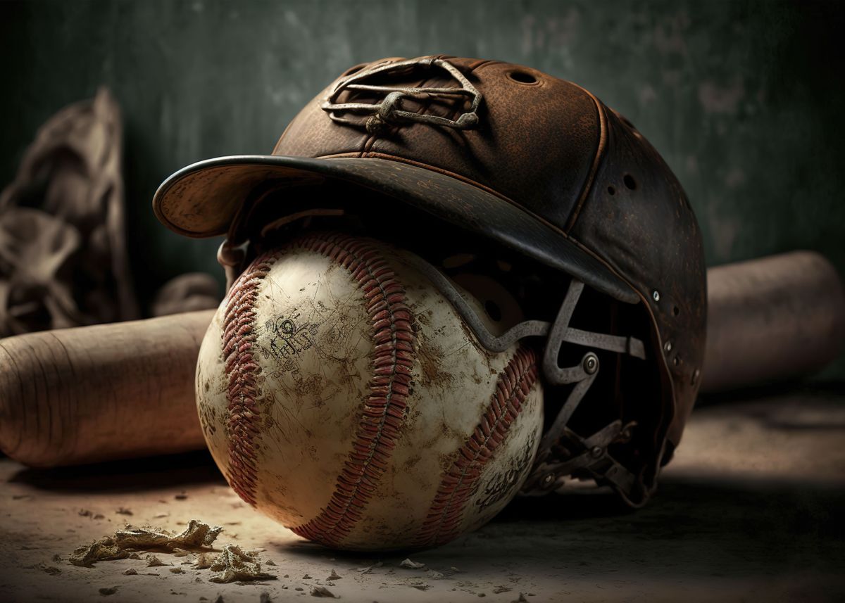 'baseball sport' Poster by Zachariah Stacey | Displate