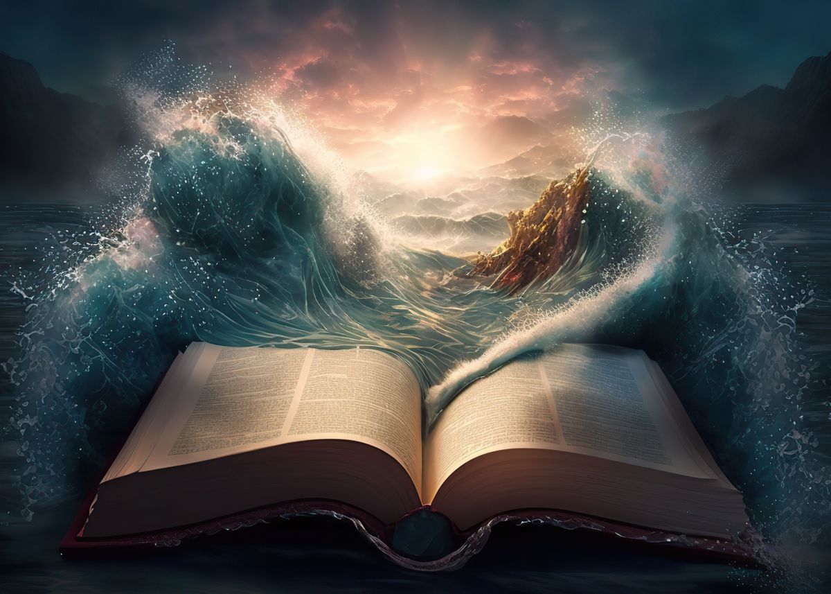 'Bible' Poster, picture, metal print, paint by Zaydan Mcintosh | Displate