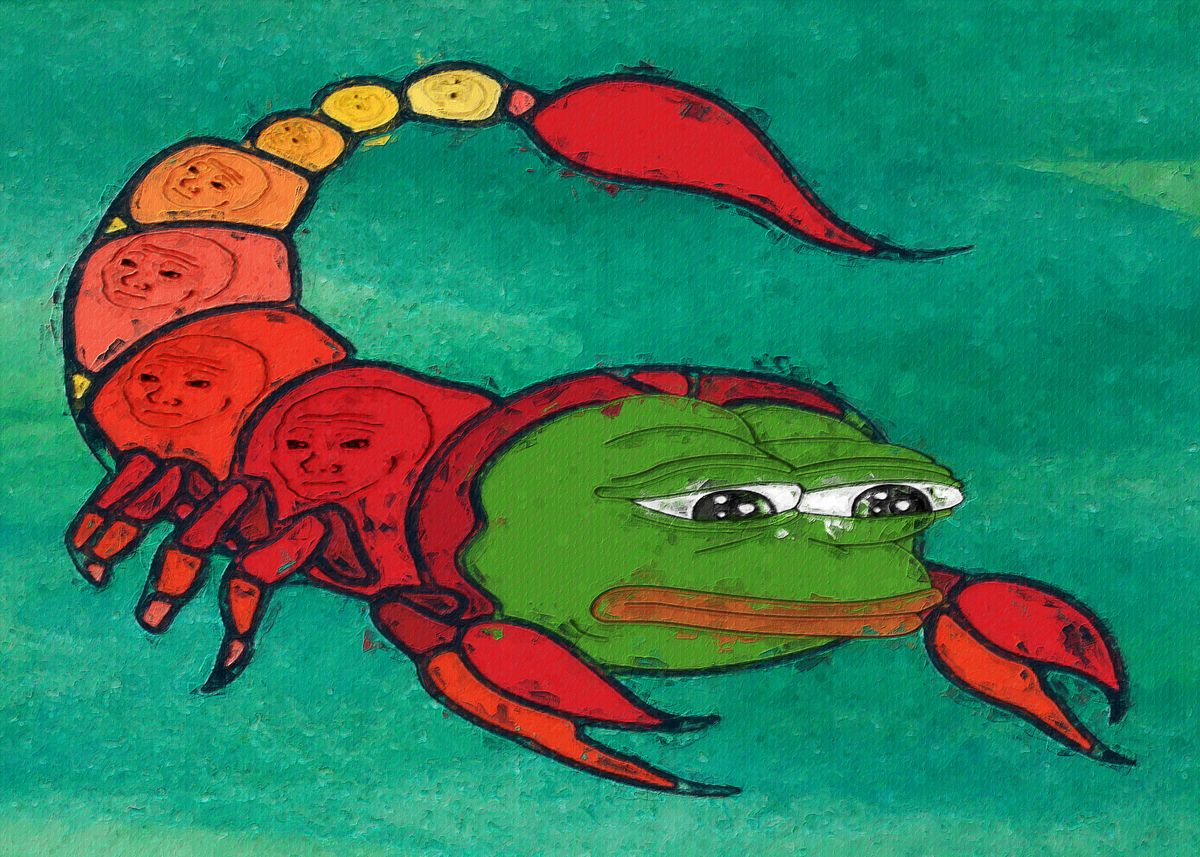 'Pepe the frog' Poster, picture, metal print, paint by Meme Daily ...