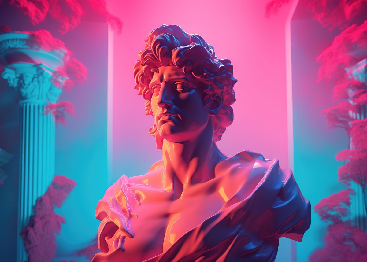 'Homage to Greek Mythology' Poster, picture, metal print, paint by ...