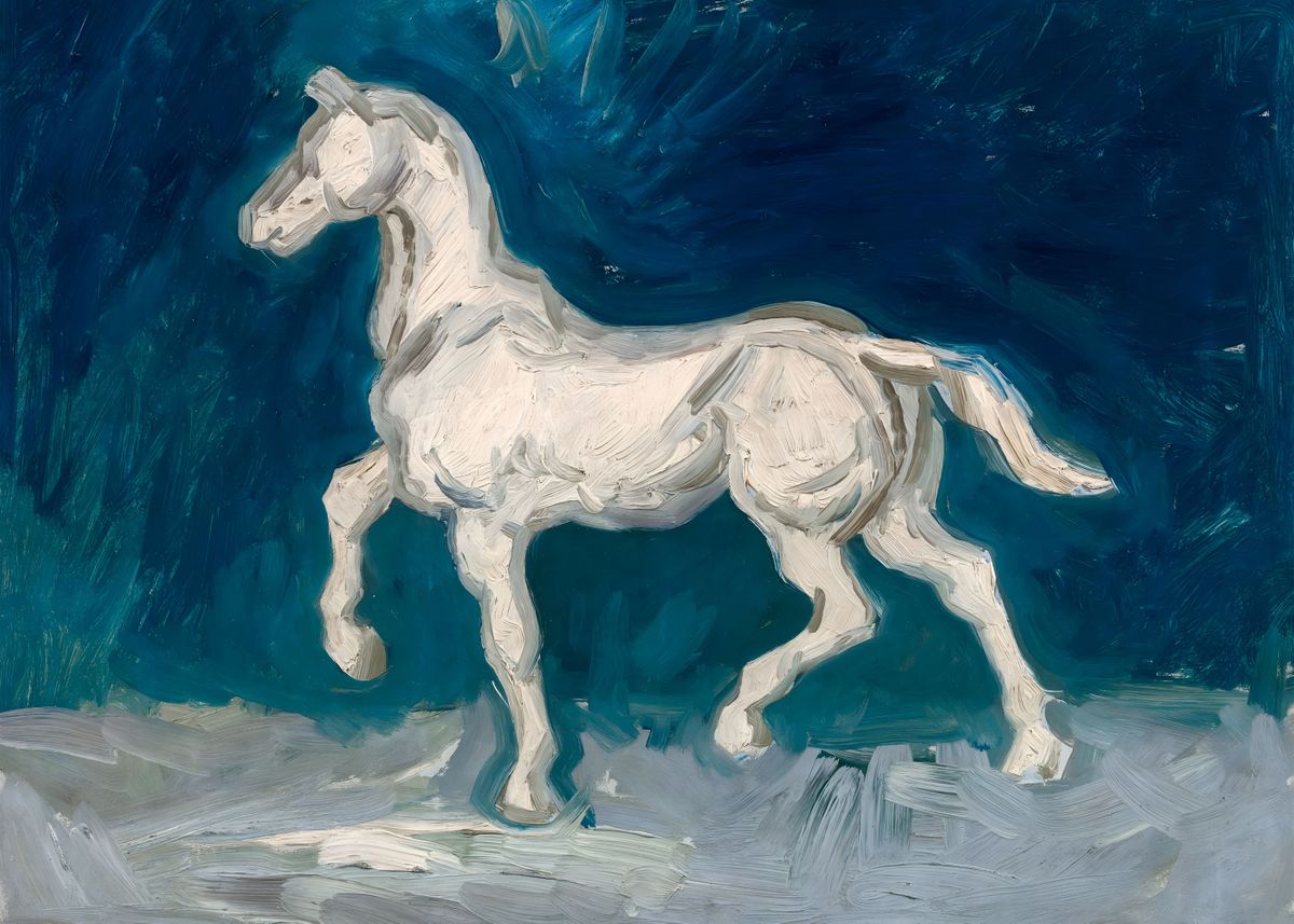 'Van Gogh Horse 1886' Poster by Izu | Displate