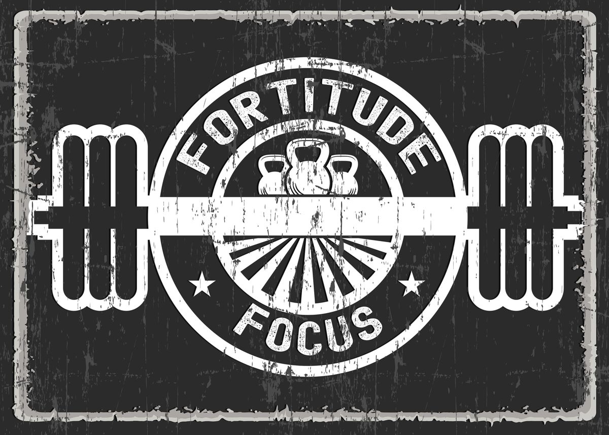 'Fortitude and Focus' Poster, picture, metal print, paint by XandYart ...
