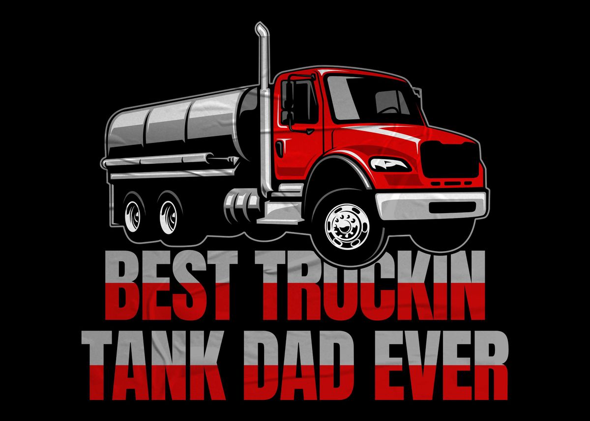 'Truck Driver' Poster, picture, metal print, paint by CrazySquirrel ...