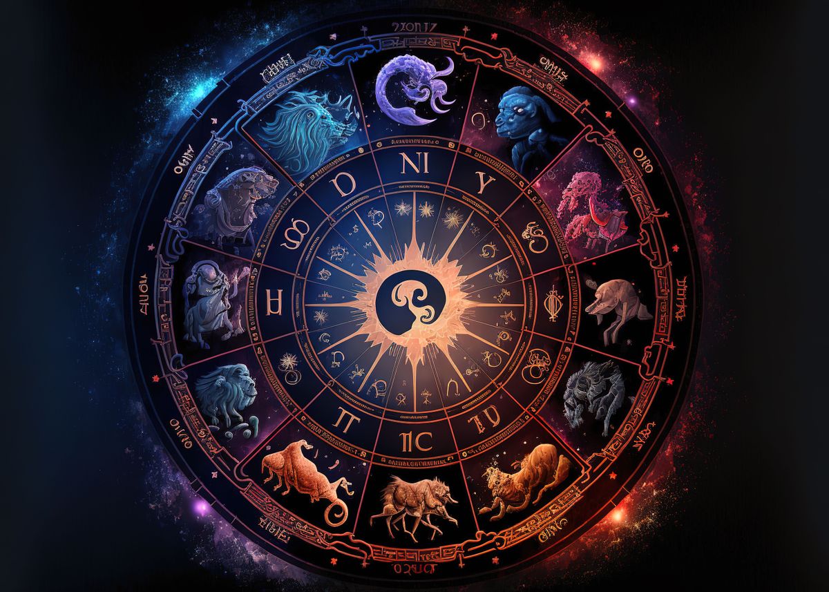 'zodiac signs' Poster, picture, metal print, paint by MatiasCurrie ...