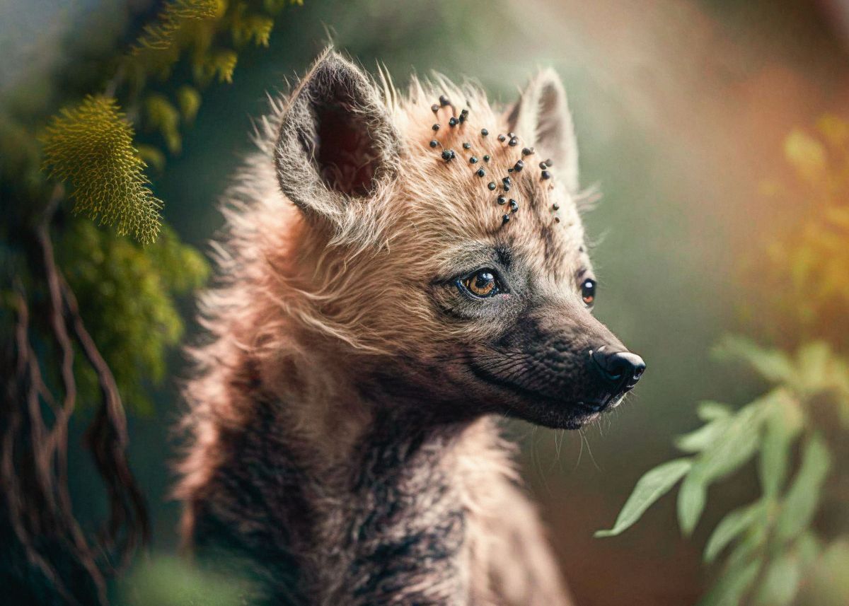 'Hyena Hank III' Poster by Alan Frijns | Displate