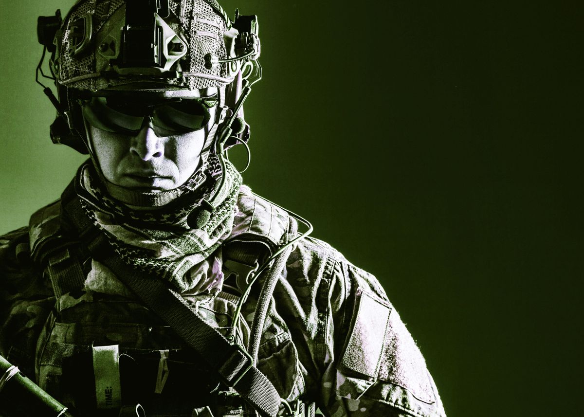 'Army Ranger' Poster, picture, metal print, paint by Getmilitaryphotos ...