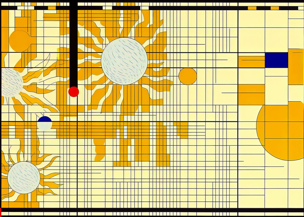 'Solar Abstract 2' Poster by Havard | Displate