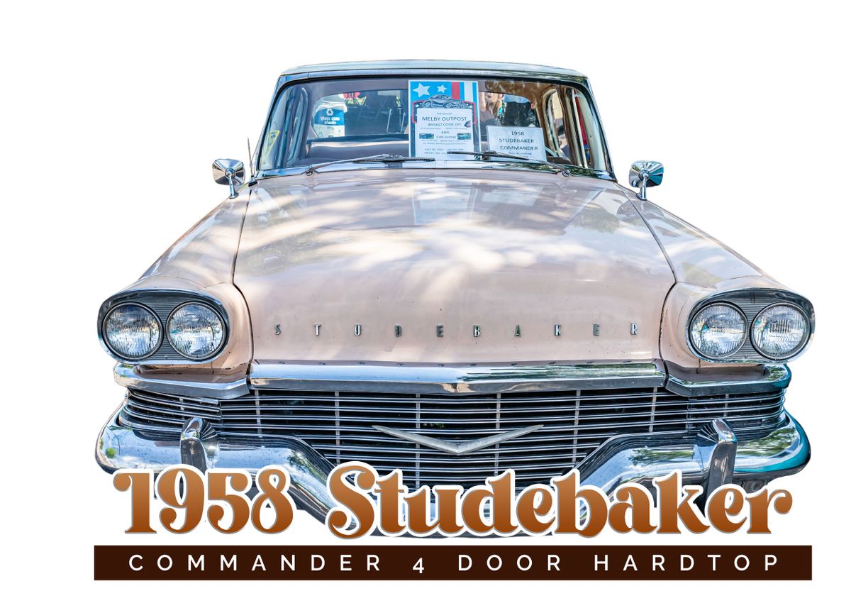 '1958 Studebaker Commander' Poster, picture, metal print, paint by ...