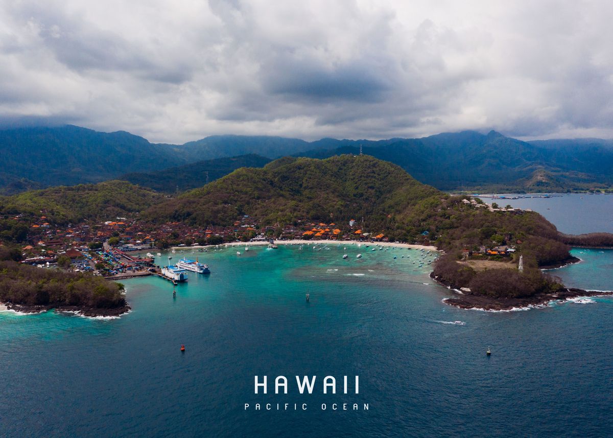 'Hawaii ' Poster, picture, metal print, paint by Travel Addict | Displate