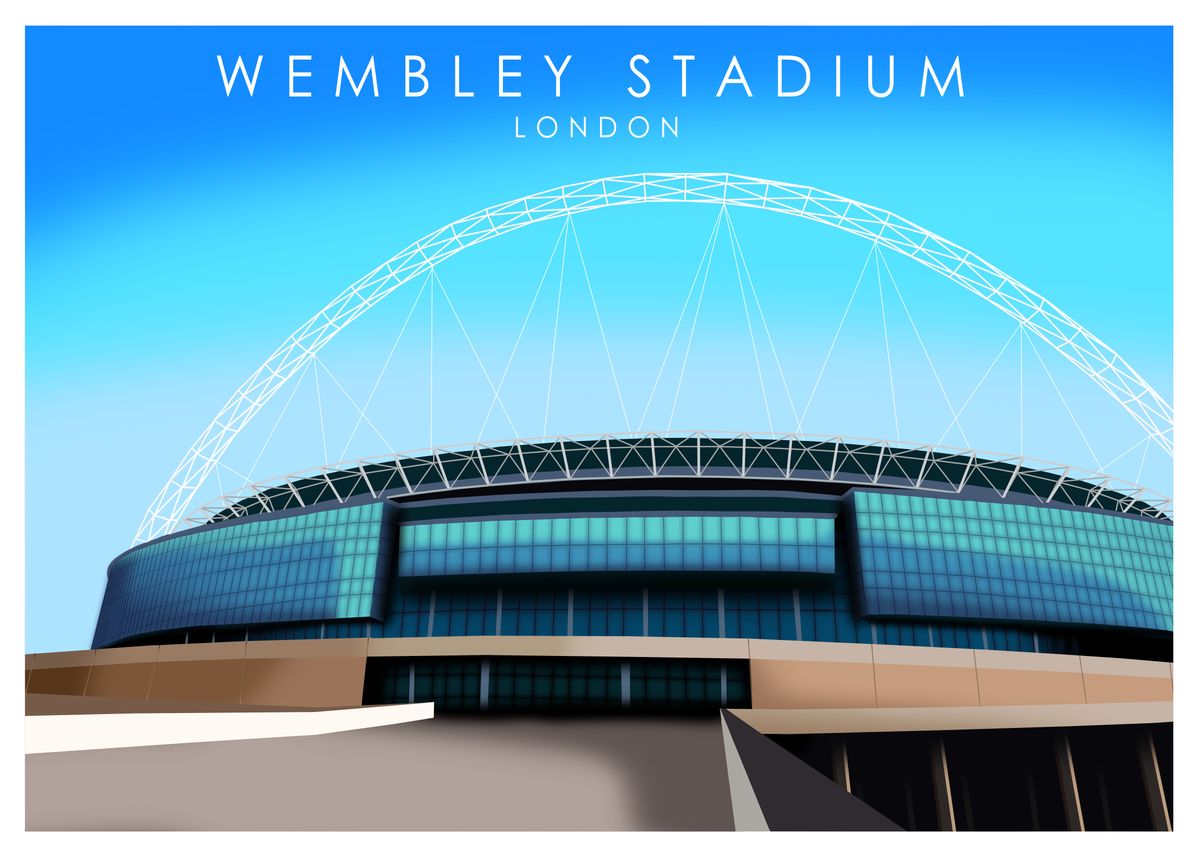 'Wembley' Poster by OmegaArt | Displate