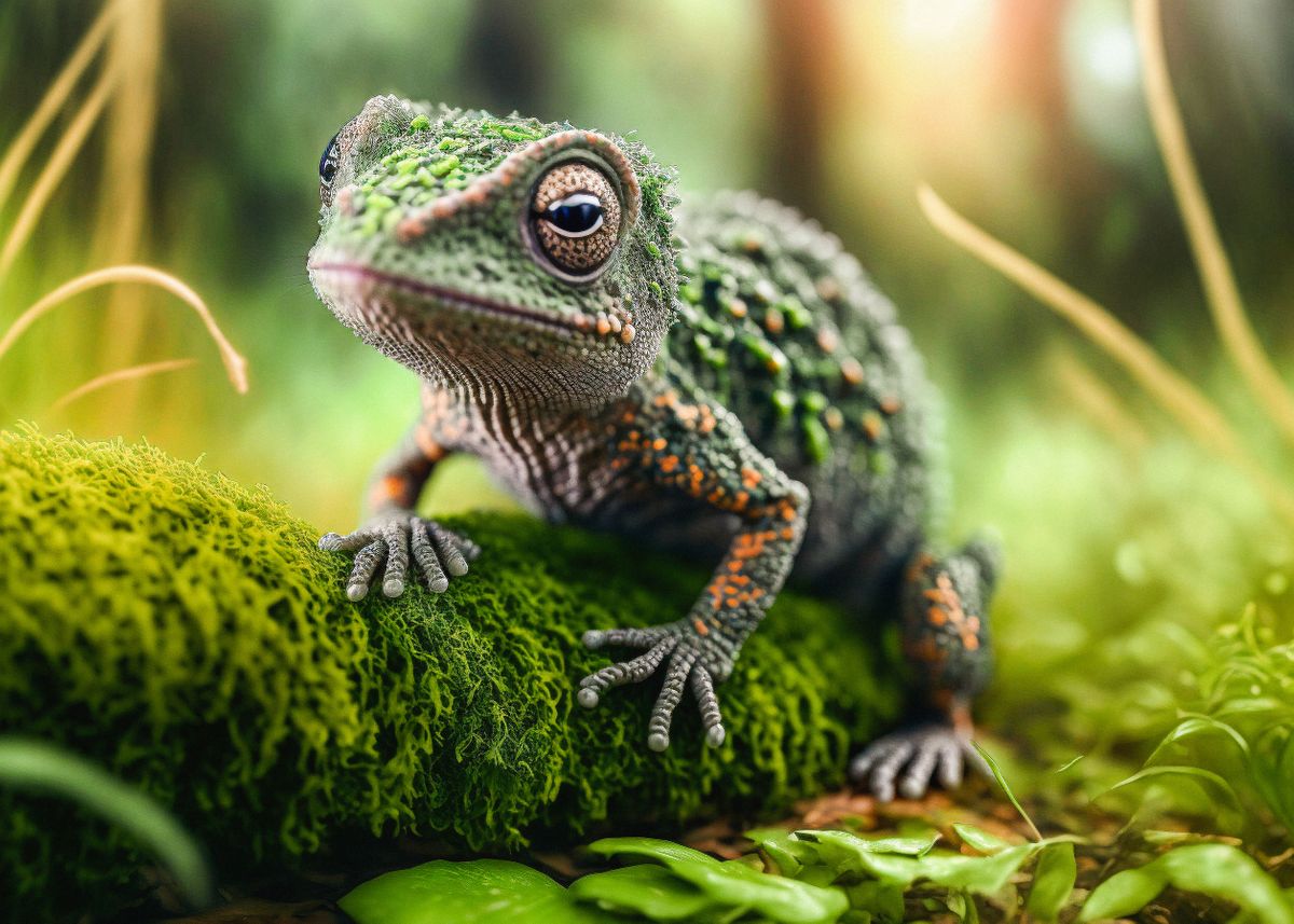 'Cute frog Freddy' Poster, picture, metal print, paint by Alan Frijns ...