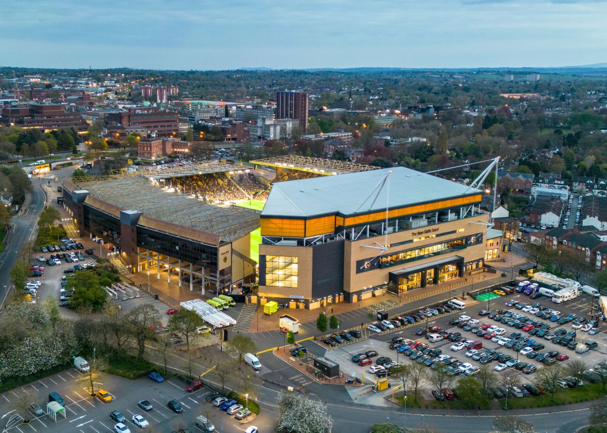 'Molineux Stadium' Poster, picture, metal print, paint by Airpower Art ...