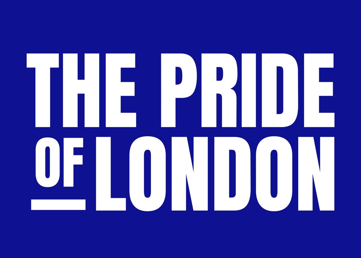 'Slogan The Pride Of London' Poster, picture, metal print, paint by ...