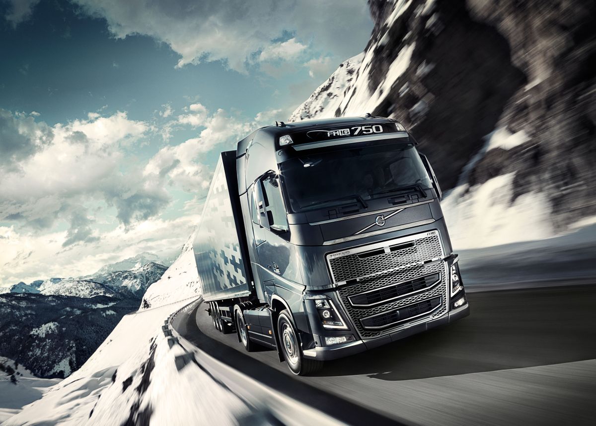 'Volvo FH16 750' Poster, picture, metal print, paint by Indi Creator ...