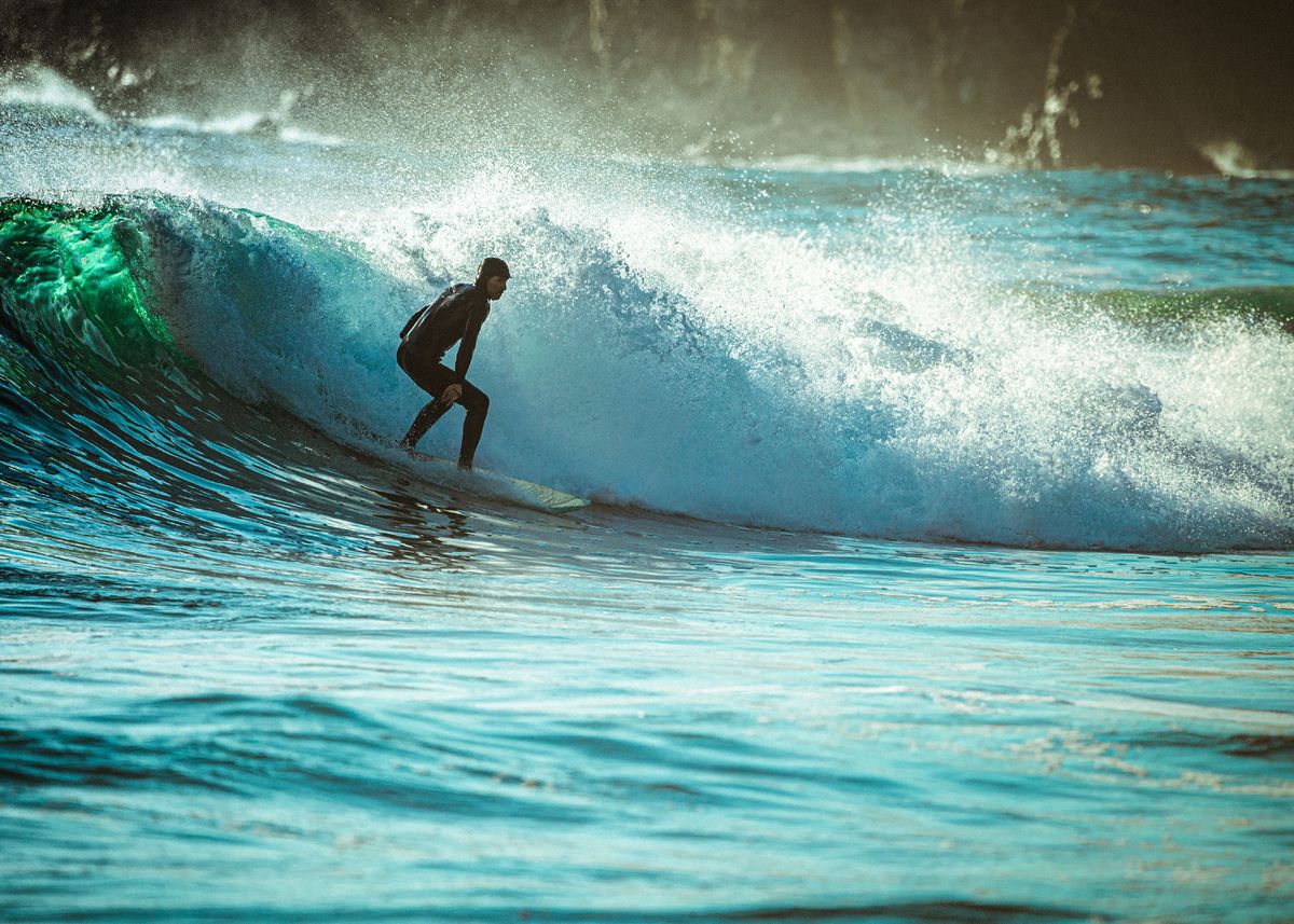 'Surfing Islands' Poster by Freddie | Displate