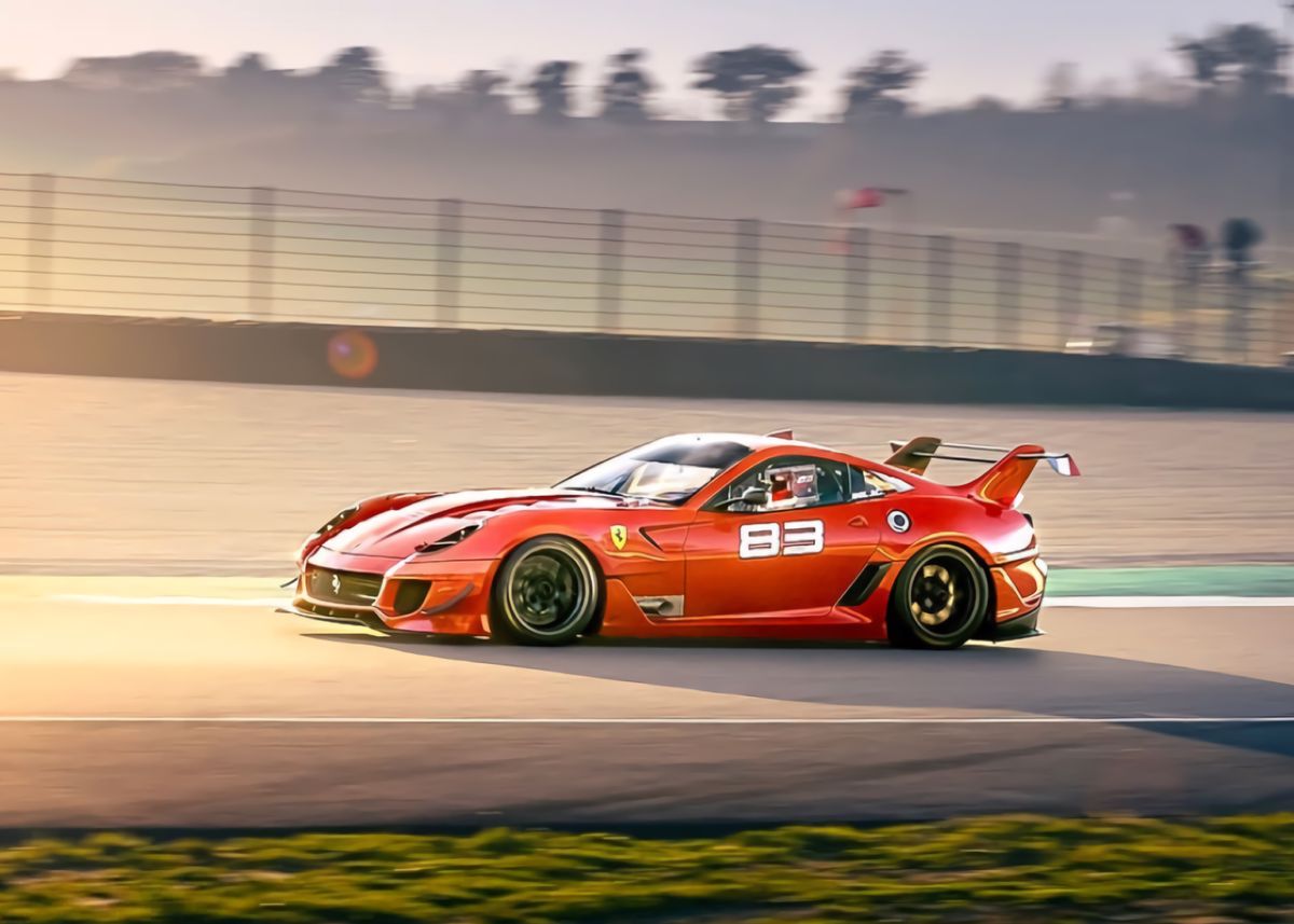 'ferrari 499 XX Evolution' Poster, picture, metal print, paint by ALPHA ...