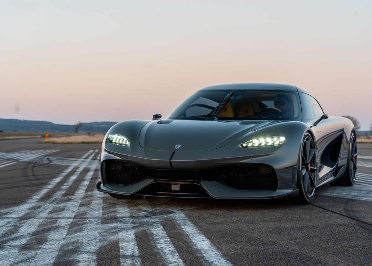 'Koenigsegg Gemera' Poster, picture, metal print, paint by Indi Creator ...