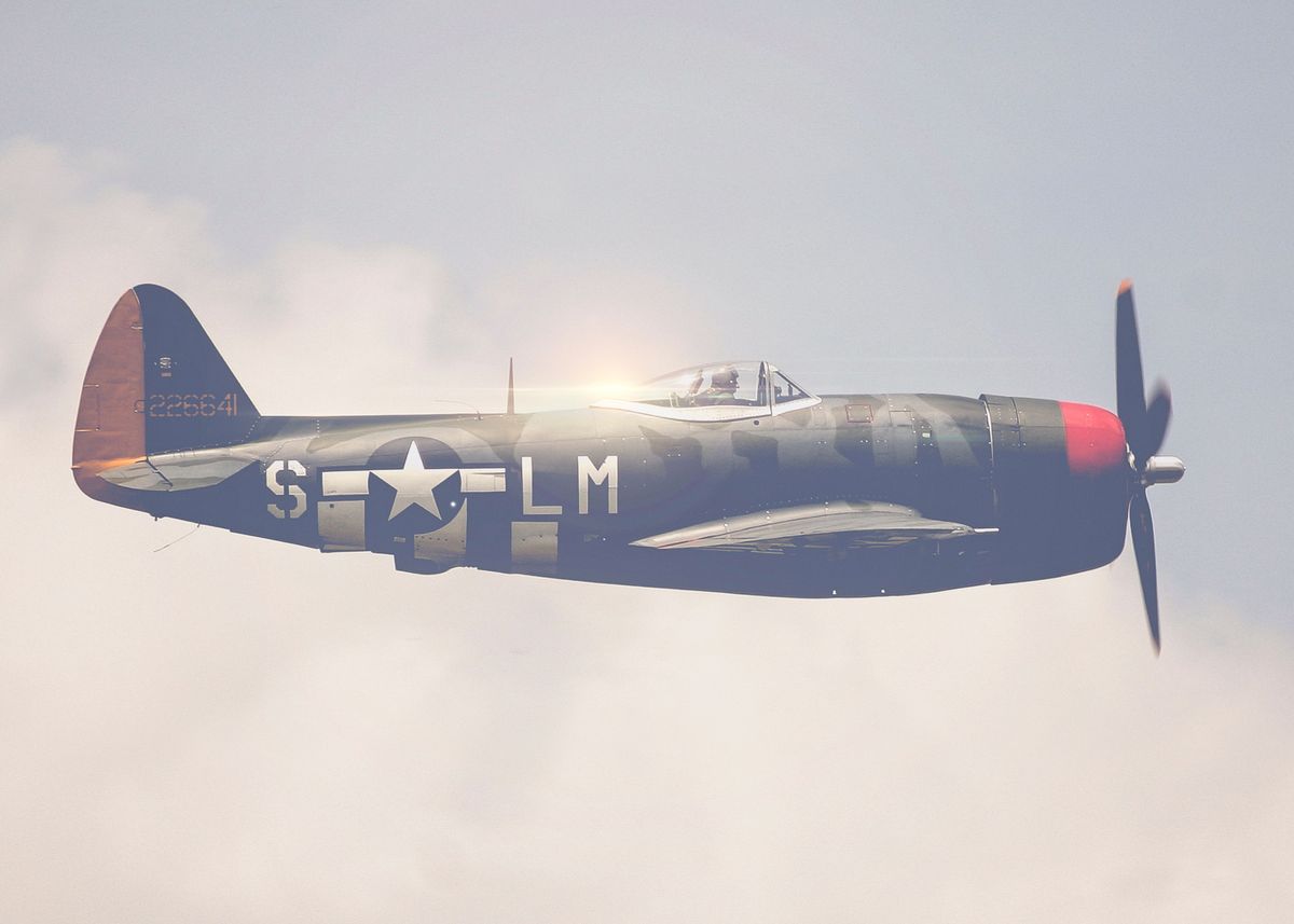 'P47 Thunderbolt' Poster, picture, metal print, paint by Gabriel ...