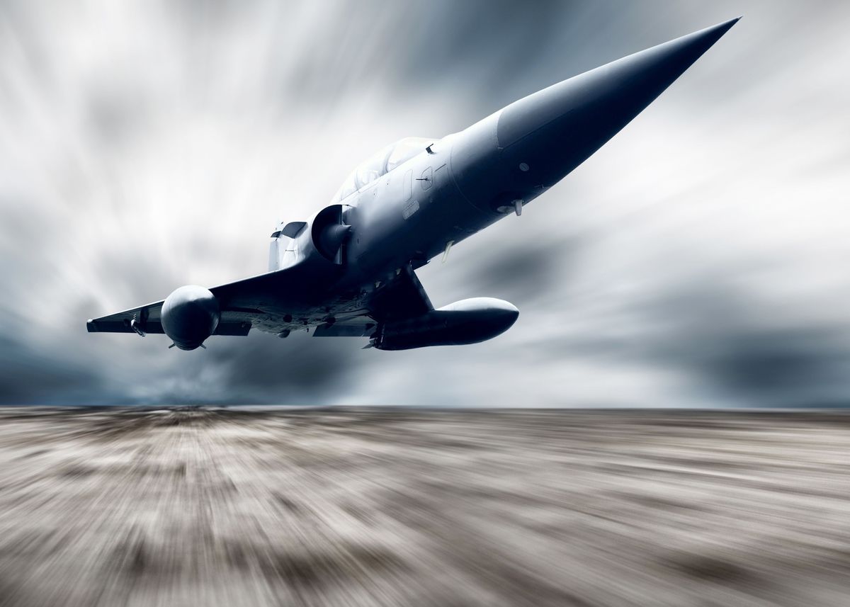 'supersonic' Poster, picture, metal print, paint by Freddie | Displate