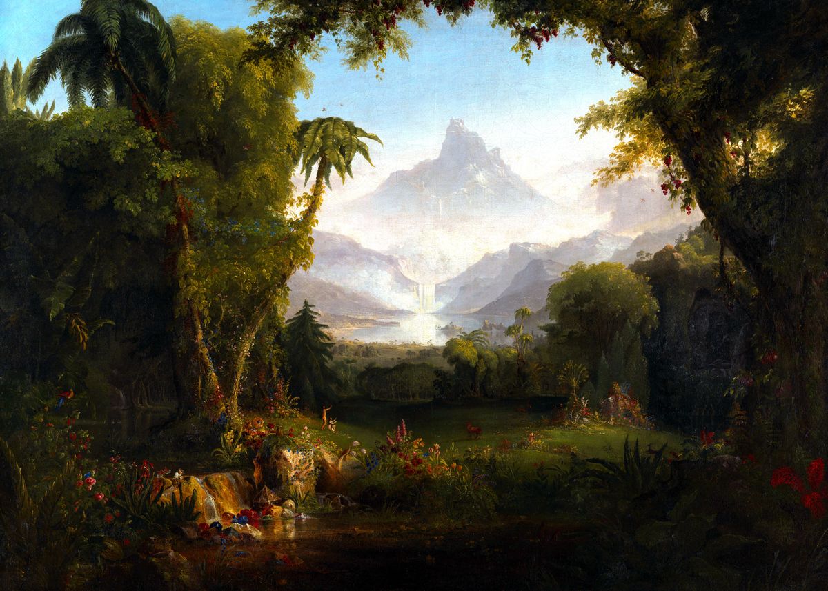 'The Garden of Eden' Poster by ViktorDesigns | Displate