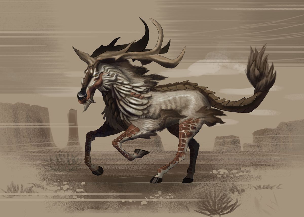 'Kirin ' Poster, picture, metal print, paint by rahmanbisa | Displate