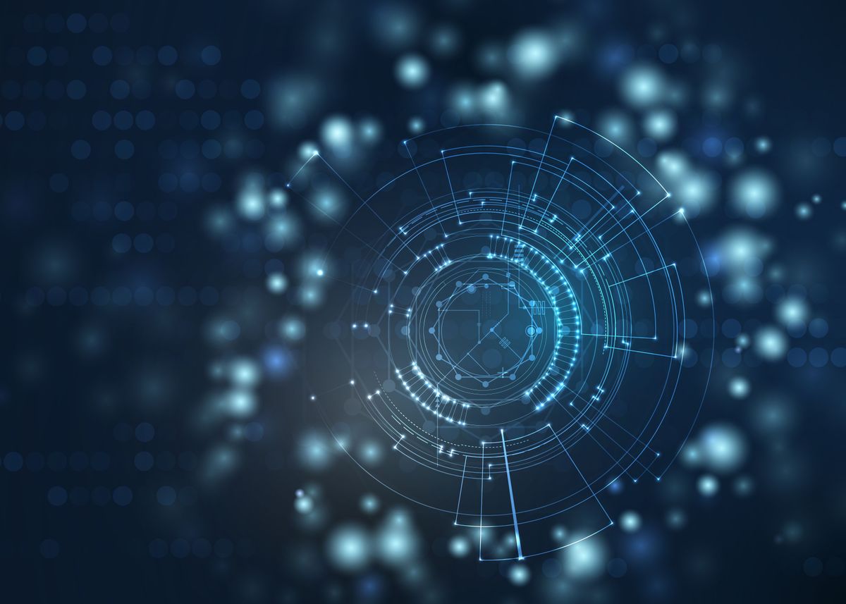 'Abstract technology' Poster, picture, metal print, paint by Vs 1489 ...