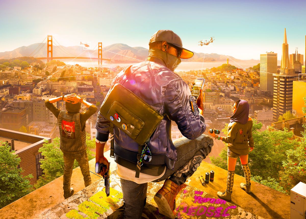 ' Watch Dogs 2' Poster, picture, metal print, paint by Kw Supers | Displate