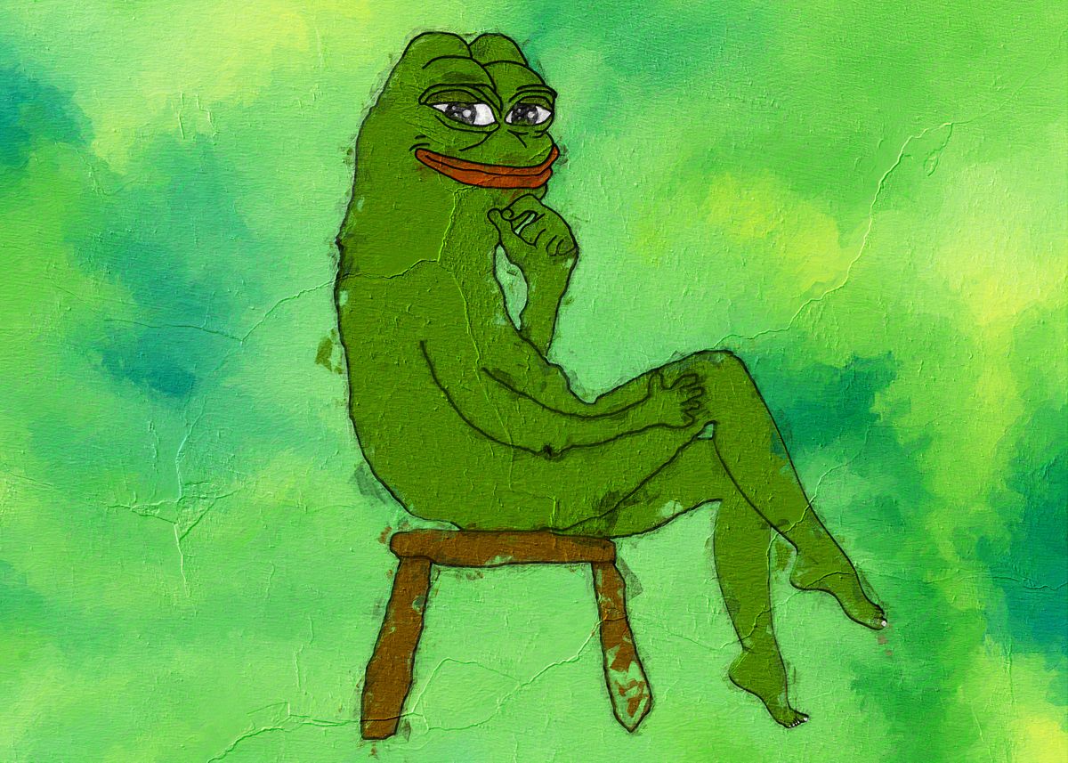 'Pepe the frog' Poster by Meme Daily | Displate