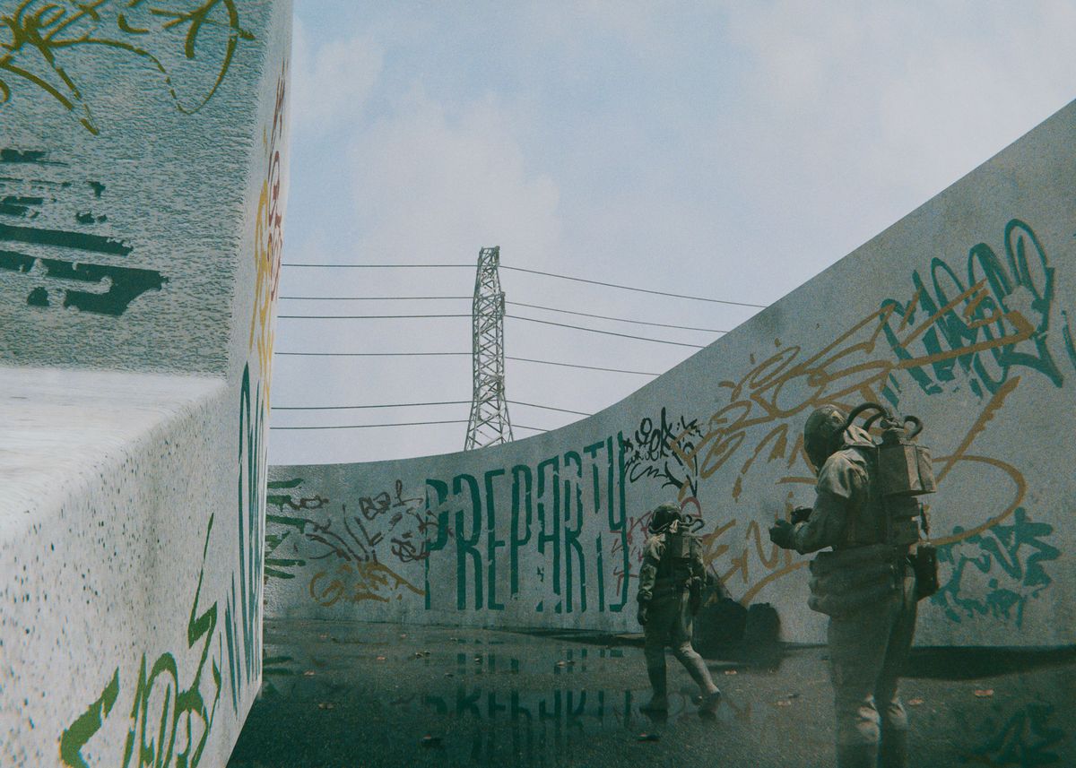 'Post War Scene 3 3D' Poster, picture, metal print, paint by Irawan ...