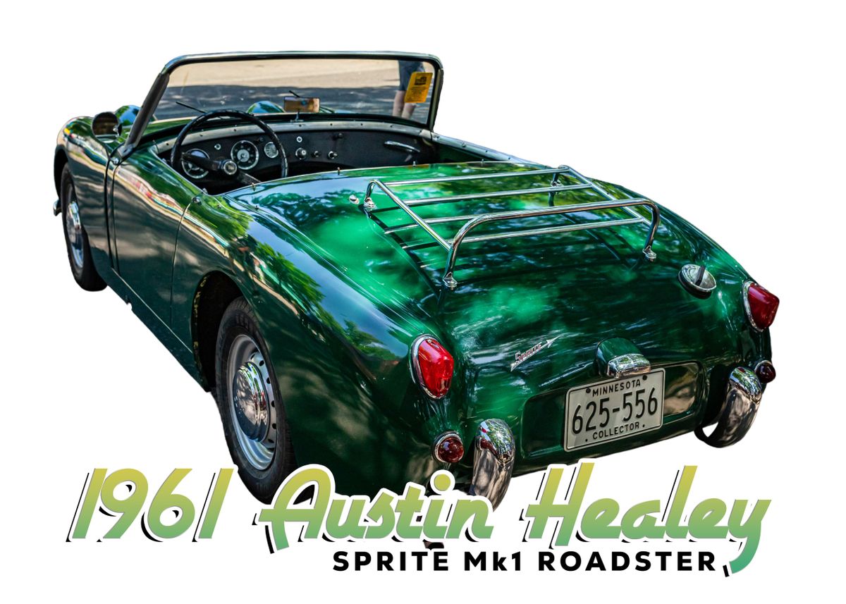 '1961 Austin Healey Sprite' Poster, picture, metal print, paint by ...