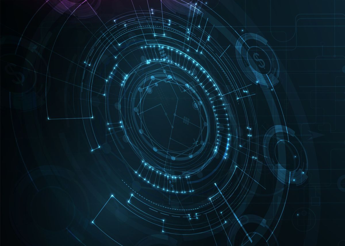 'Abstract technology' Poster by Vs 1489 | Displate