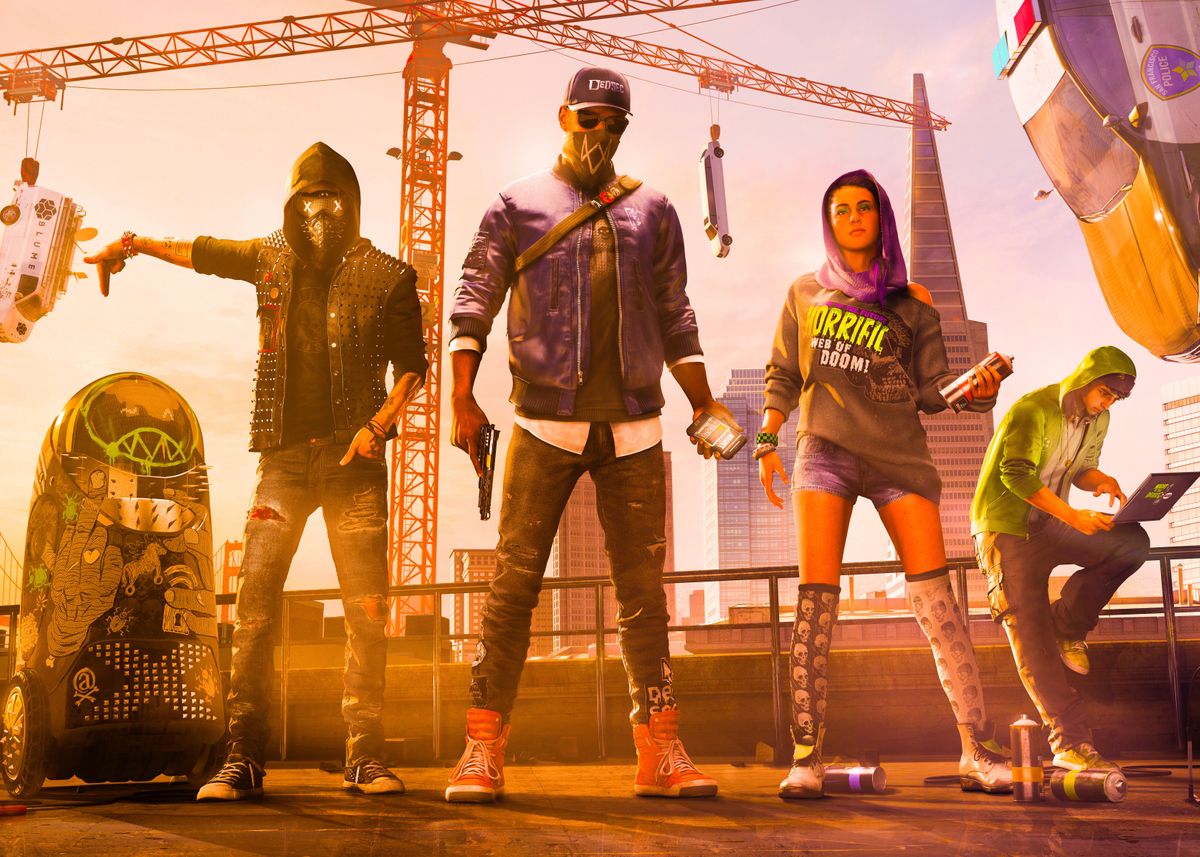 ' Watch Dogs 2' Poster, picture, metal print, paint by Kw Supers | Displate