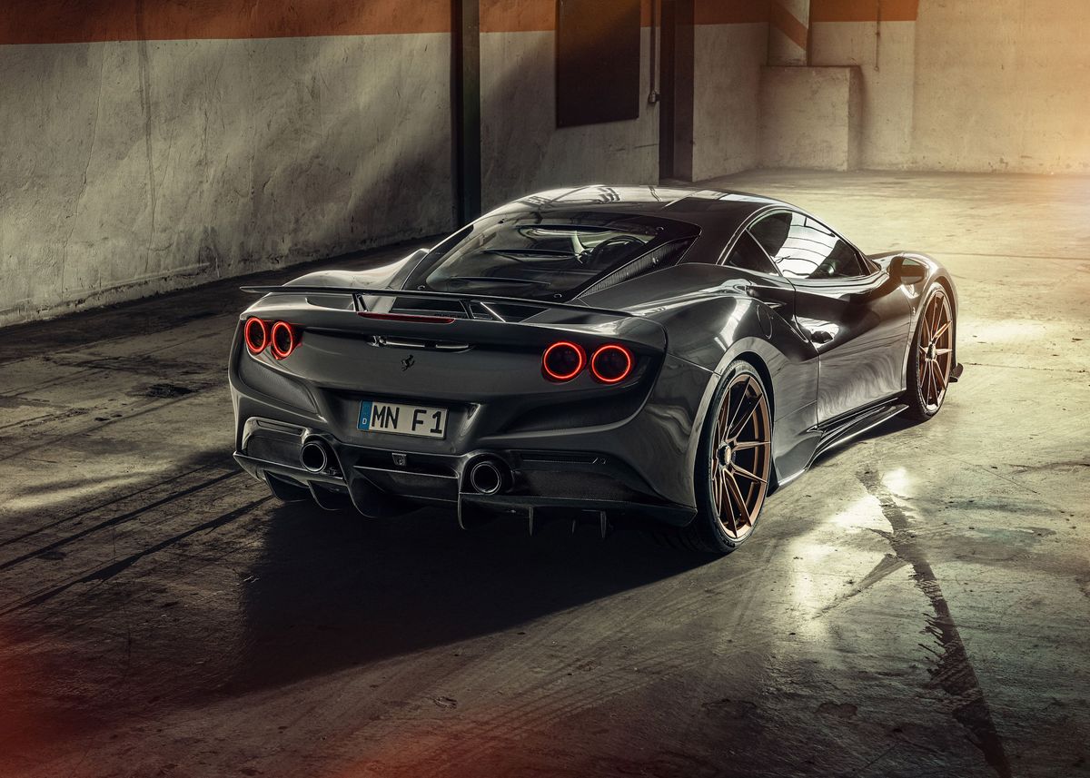 'Novitec Ferrari F8 2021' Poster, picture, metal print, paint by ...