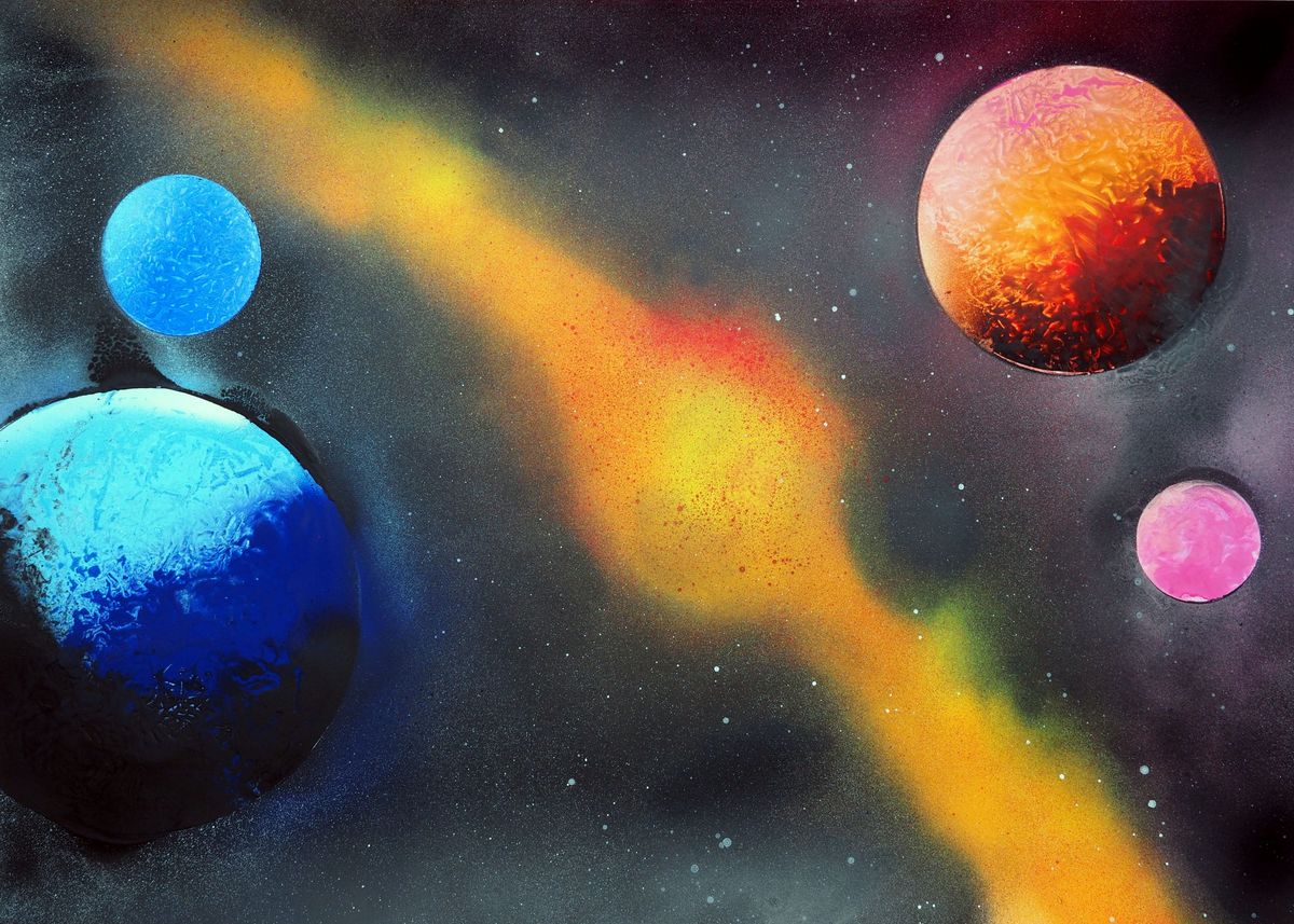 'Ring of Fire' Poster, picture, metal print, paint by JJP Art | Displate