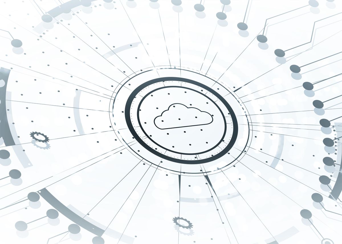 'Cloud technology' Poster, picture, metal print, paint by Vs 1489 ...