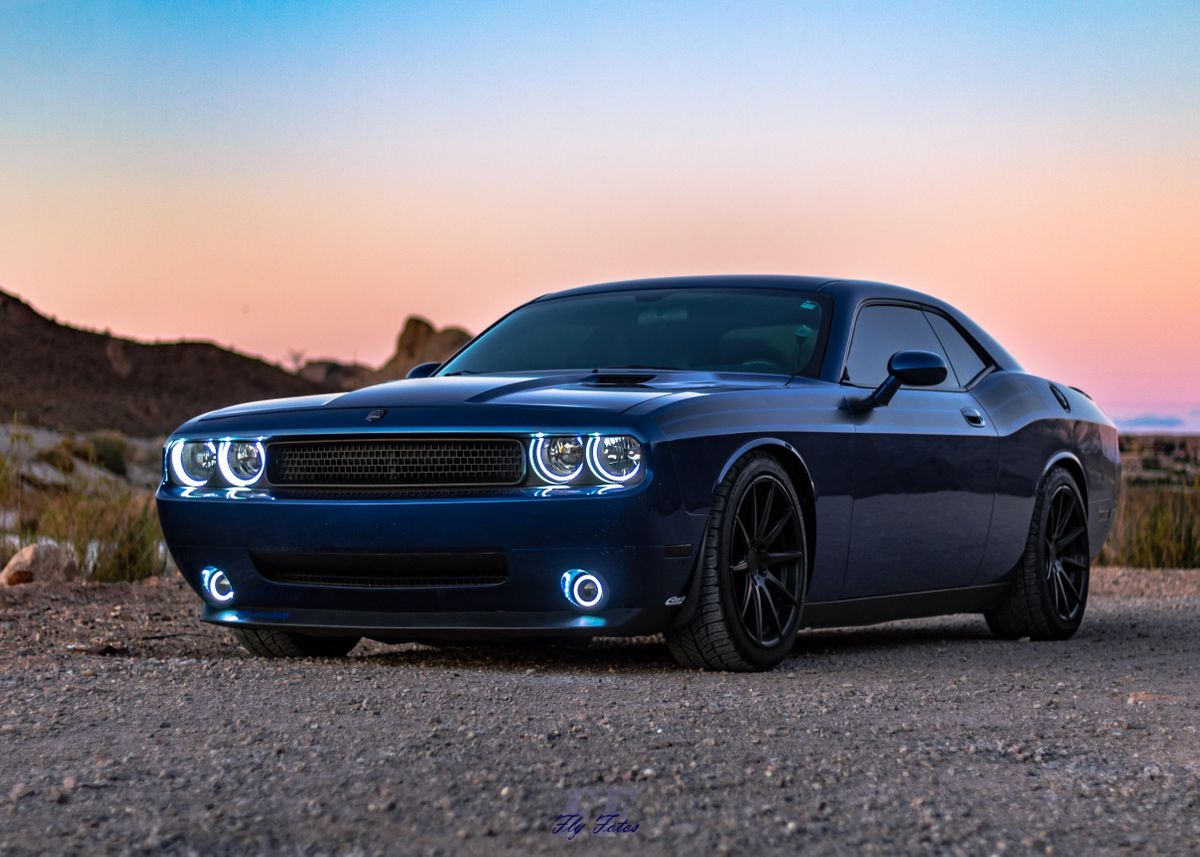 'Dodge Challenger' Poster by Indi Creator | Displate