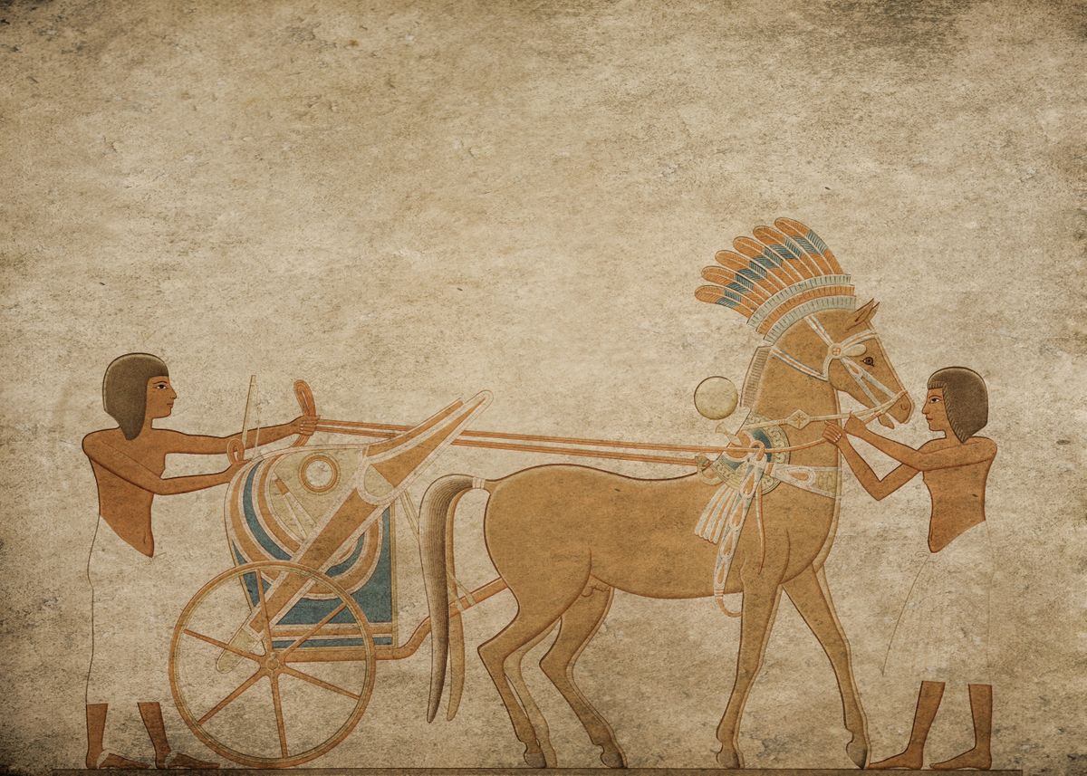 'Egypt Princely chariot ' Poster, picture, metal print, paint by ...