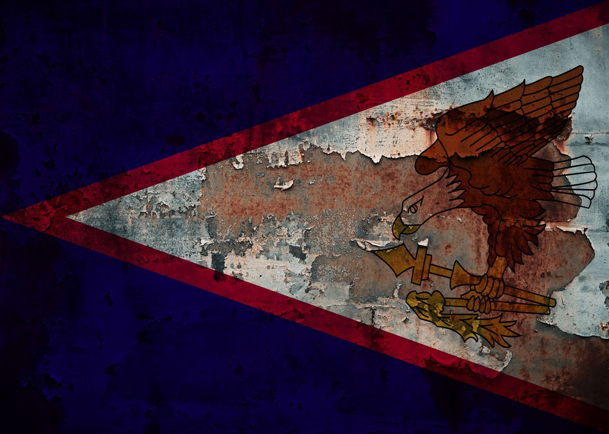 'American Samoa' Poster, picture, metal print, paint by Eli Cassin ...