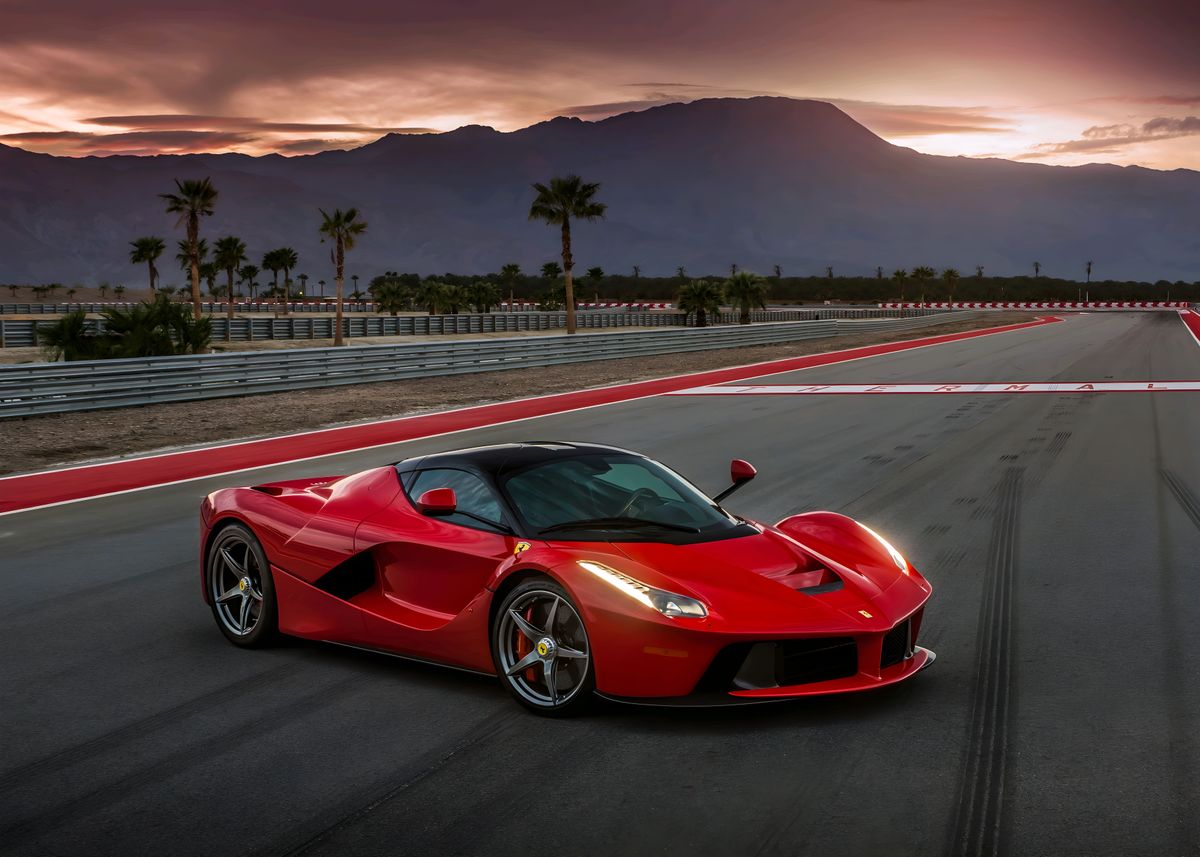 'Ferrari Laferrari' Poster, picture, metal print, paint by Supercar ...
