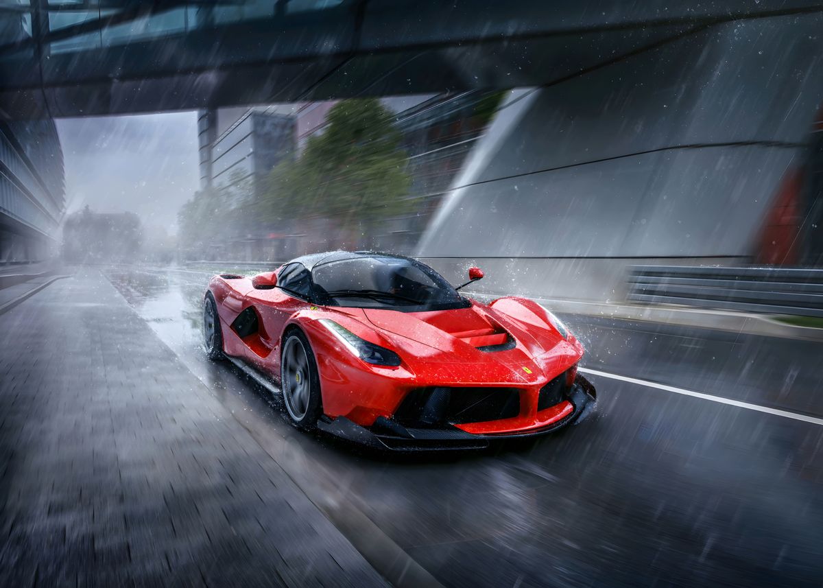 'Ferrari Laferrari' Poster by Supercar Blonde | Displate