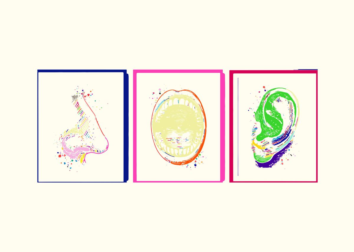 'ENT Doctor Ear Nose Throat' Poster, picture, metal print, paint by Dutton Jerrell | Displate