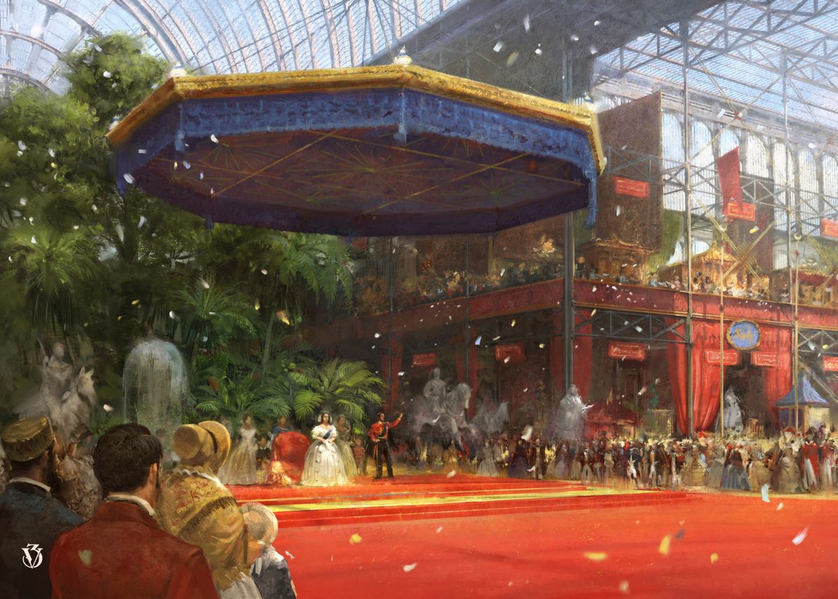 'World Fair' Poster, picture, metal print, paint by Victoria 3 | Displate