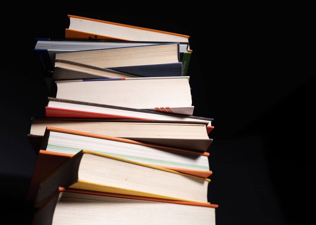 'So many Books' Poster, picture, metal print, paint by Christiane ...