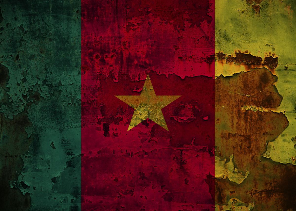 'Cameroon' Poster, picture, metal print, paint by Eli Cassin | Displate