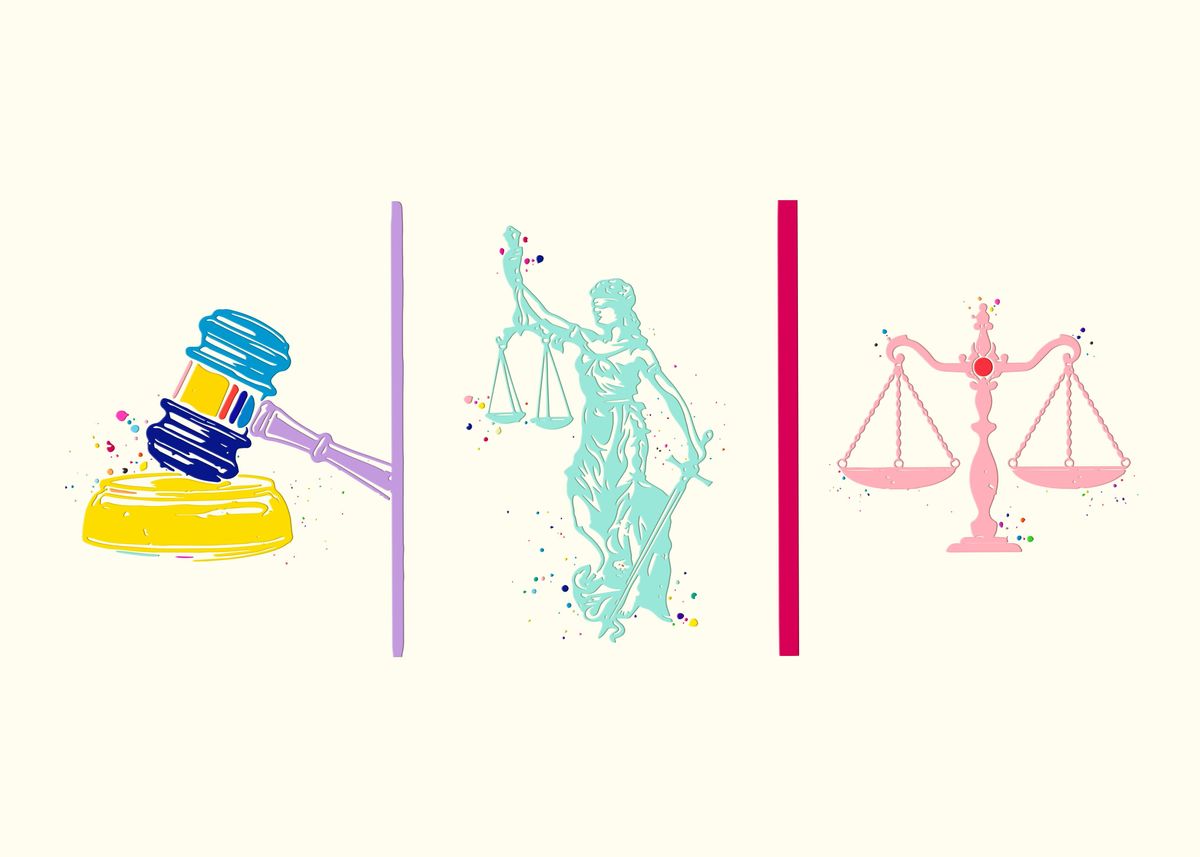 'Lawyer Office Decor' Poster, picture, metal print, paint by Dutton Jerrell | Displate